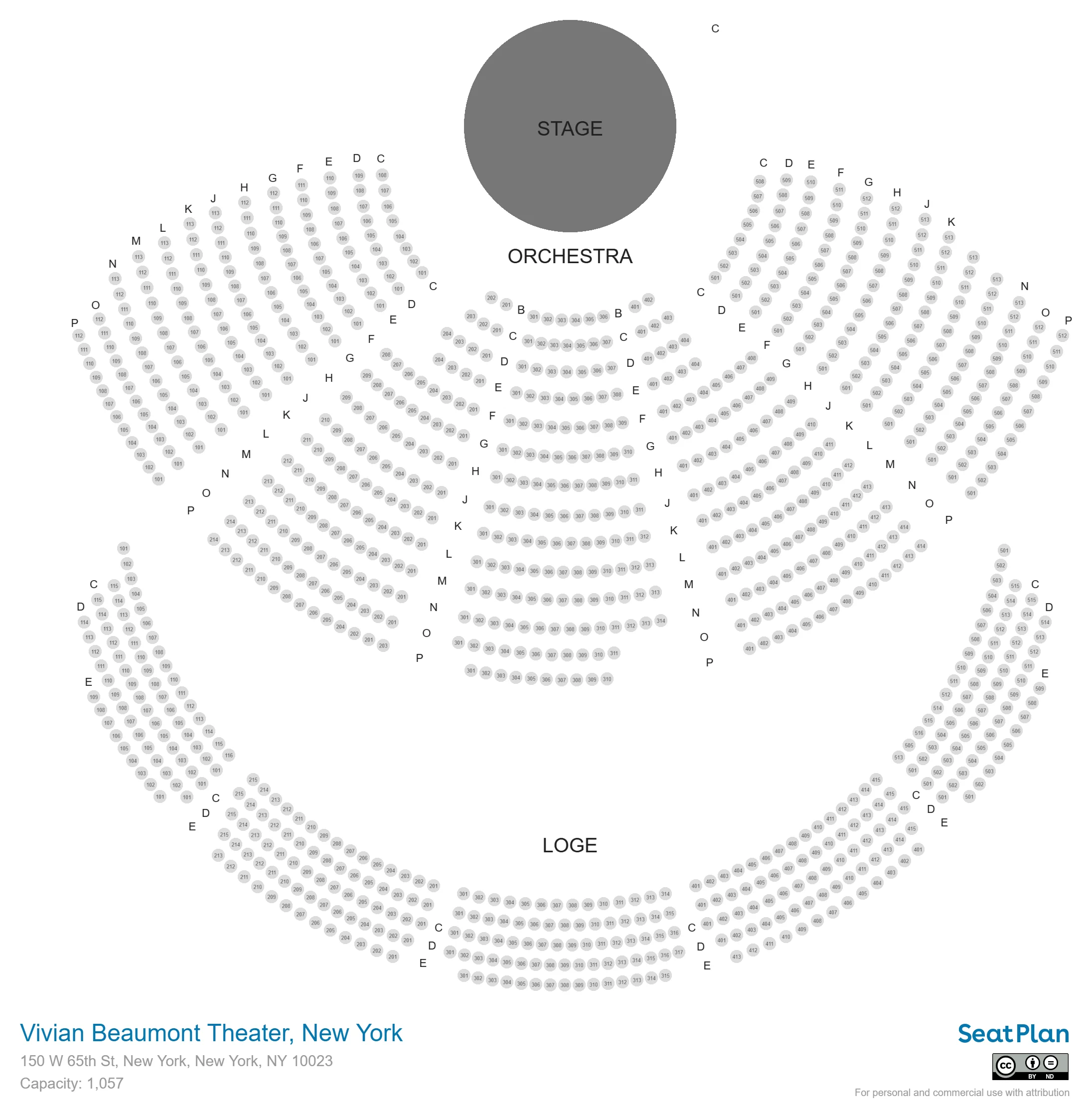 Vivian Beaumont Theater Seating For The Disabled