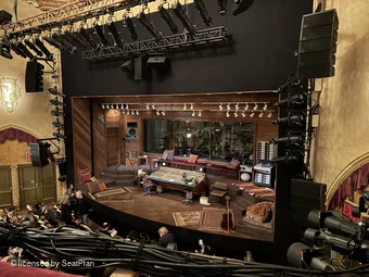 Golden Theatre Front Mezzanine View From Seat New York Seatplan