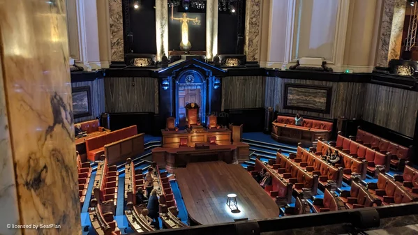 London County Hall Central Gallery View From Seat | London | SeatPlan